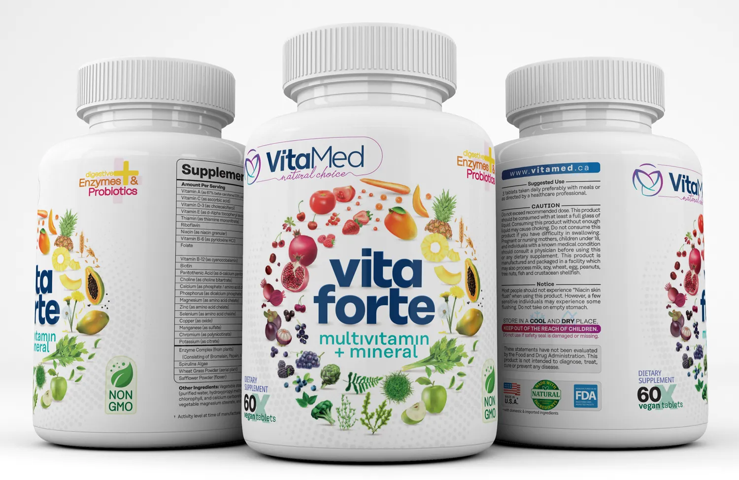 VitaMed's Vita Forte - Complete Multivitamin for Optimal Wellness